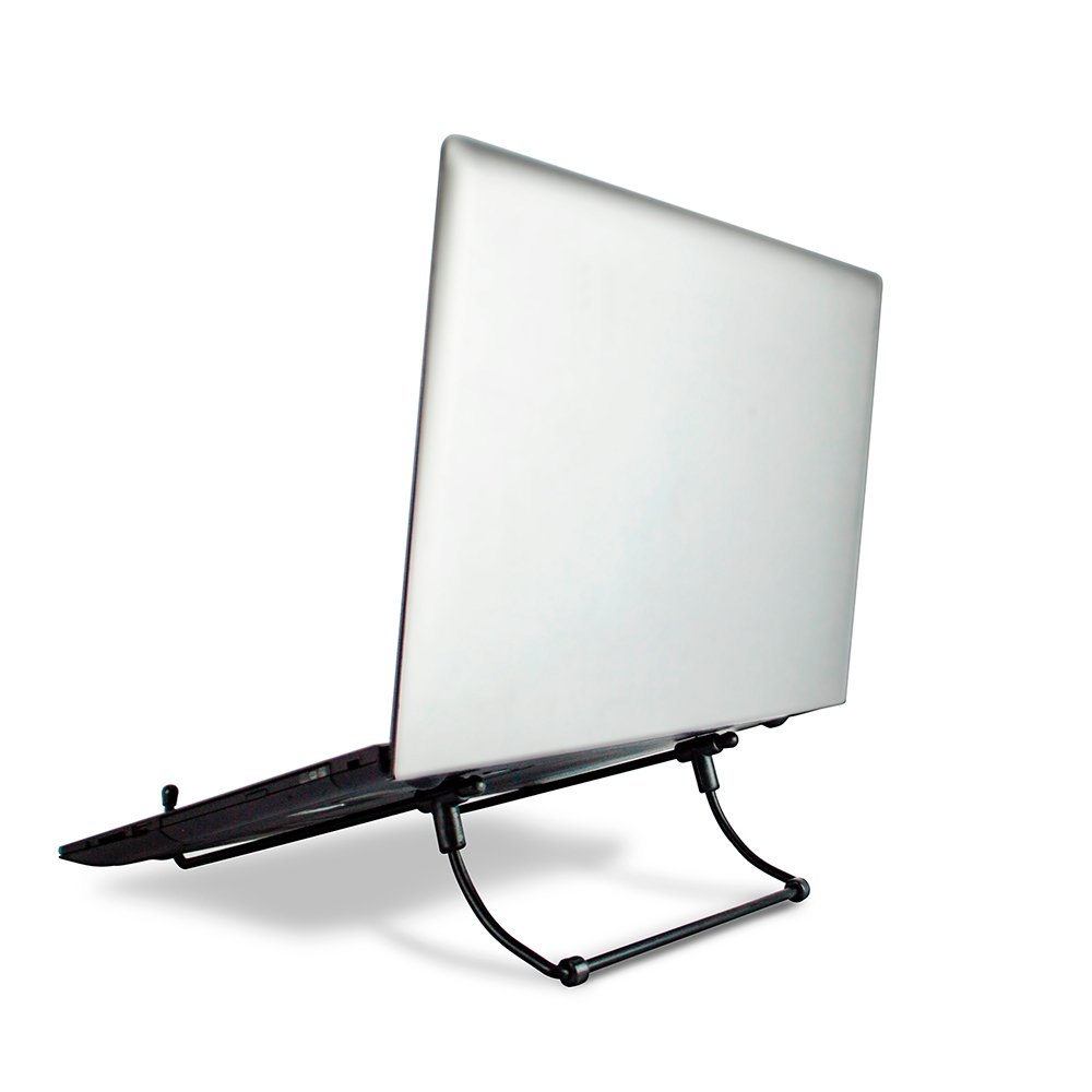BASE PARA NOTEBOOK RELIZA AJUSTAVEL METAL PRETO - Company Informatica