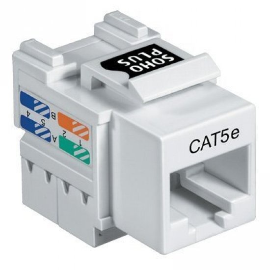 CONECTOR JACK FEMEA RJ-45 CAT5E FURUKAWA BRANCO T568A/B - Company ...